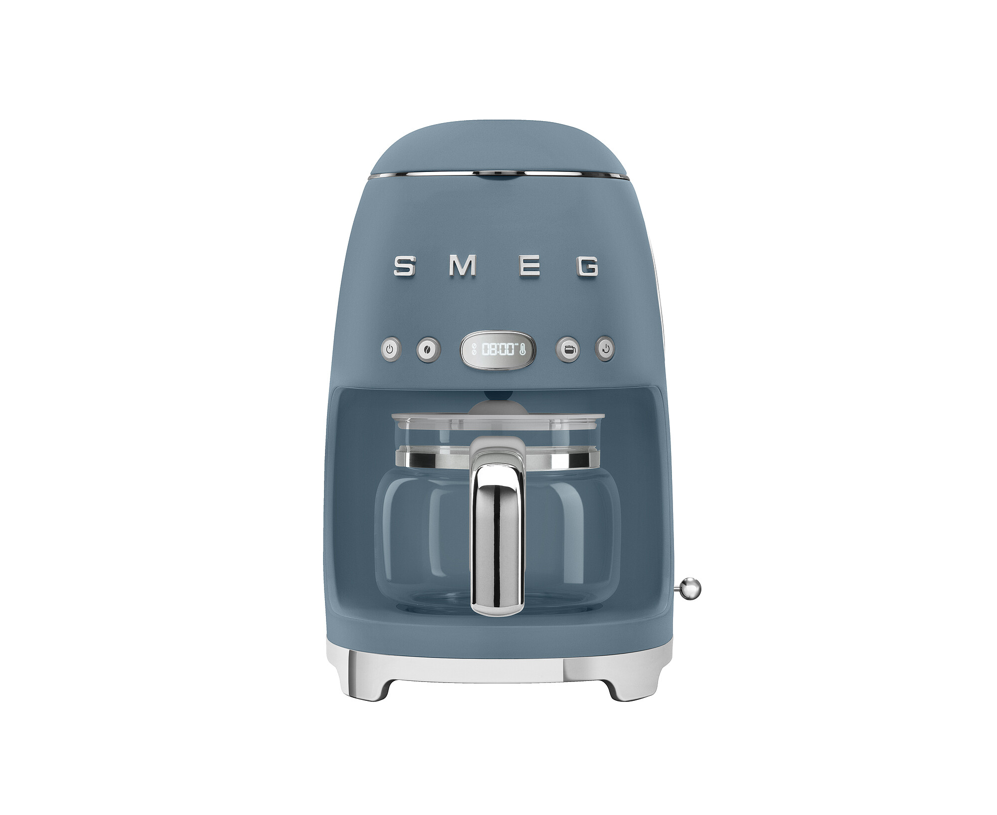 Smeg DCF02SBMEU Retro Filter Kaffeemaschine 50`s Style Storm Blue-Matt | lax-online.de