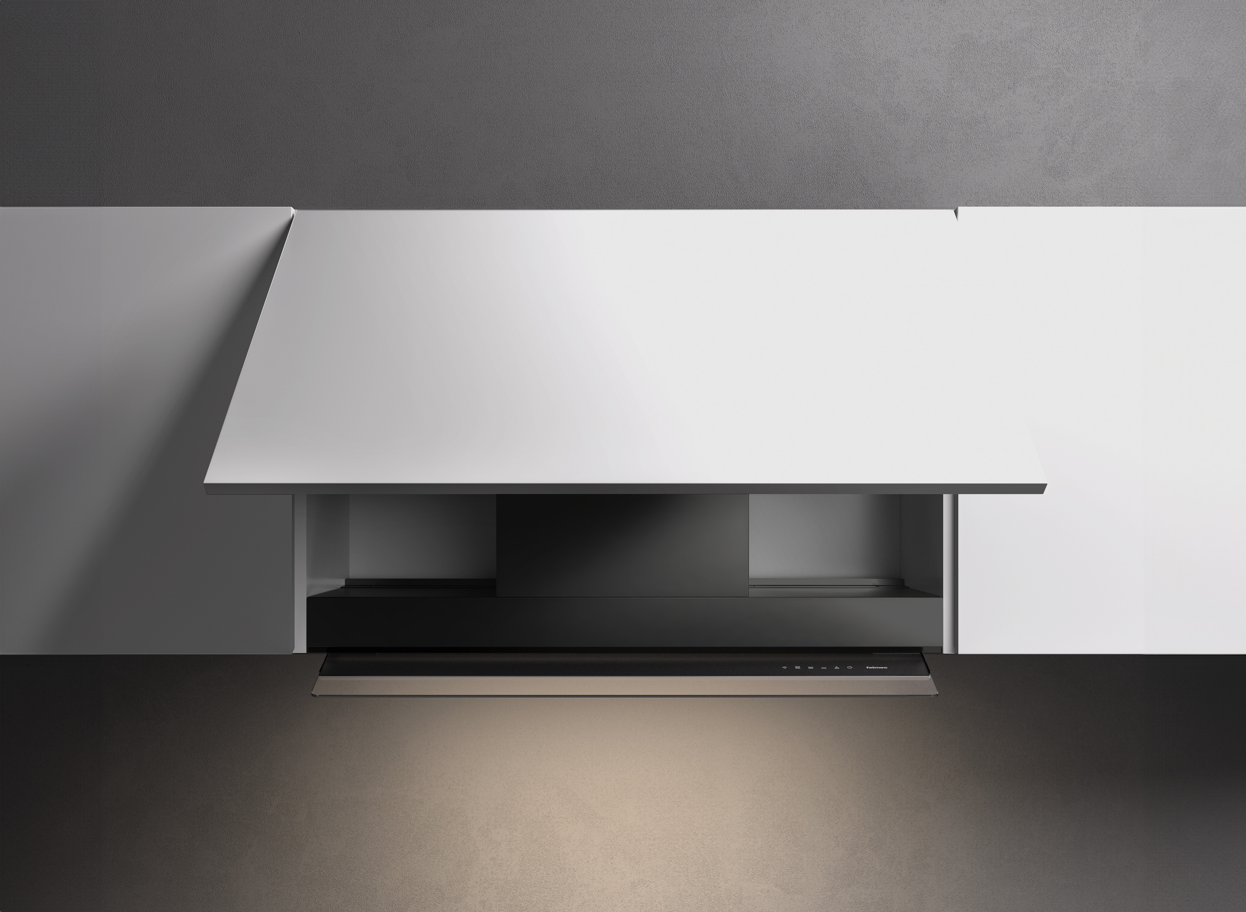 Falmec Virgola Touch NRS Einbauhaube 90 cm Breit - in 2 Farben ...