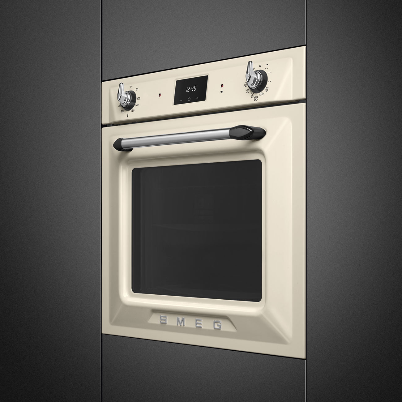 Smeg SOP6900TP Backofen mit Pyrolyse und Drehknebeln Victoria Design lax online